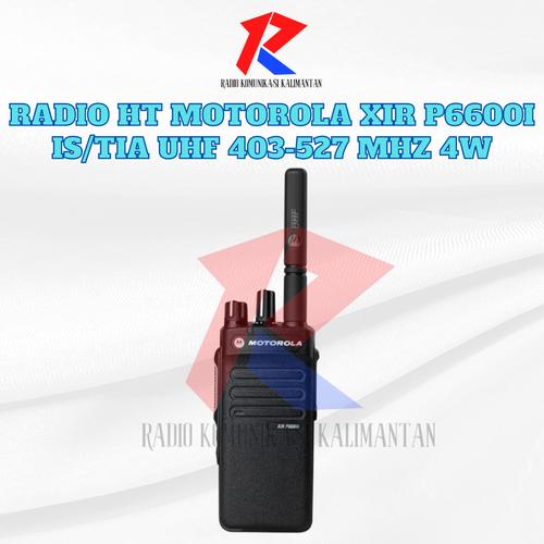 Jual RADIO HT MOTOROLA XIR P6600i IS/TIA UHF 403-527 MHz 4W ORIGINAL - Kota Balikpapan - Radio ...