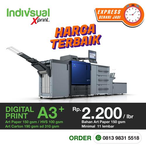Jual CETAK DIGITAL A3 PLUS AP 150 GSM / 260 GSM / 310 GSM MULAI RP 2500 ...