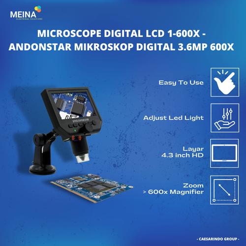 Jual MICROSCOPE DIGITAL WITH LCD 600X 3.6MP / MIKROSCOPE DENGAN MONITOR HD - Jakarta Barat ...