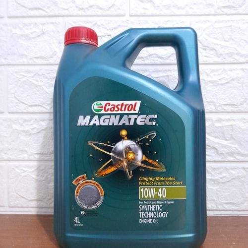 Jual Oli mesin mobil Castrol magnatec 10w-40 galon-isi 4 liter-kemasan ...