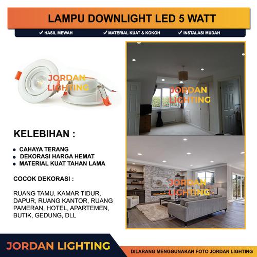 Jual Lampu Downlight Spotlight LED Plafon Sorot Spot Light 220V - Putih - Kab. Sleman - JORDAN ...