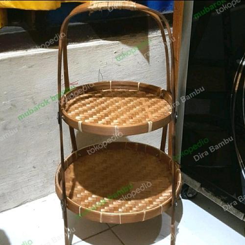 Jual Tampah Bambu / Tampah Tumpeng Susun 2 - Jakarta Pusat - Dira Bambu ...