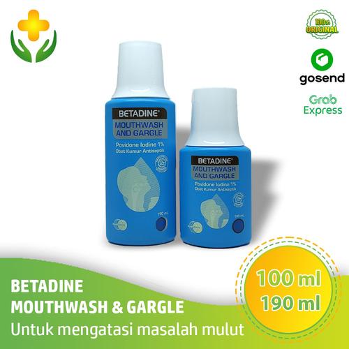 Jual Betadine Gargle 100 ml 190 ml Obat Kumur Gargle - 100 ml - Kab ...