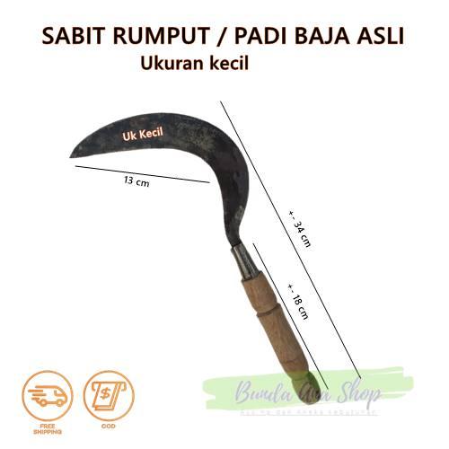 Jual Sabit Panen Padi/ Arit baja Super Sabit Rumput - Alat berkebun ...