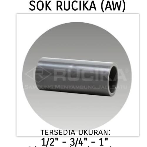 Jual Sok 1/2" 3/4" 1" inch RUCIKA AW Socket shock sock sambungan lurus ...
