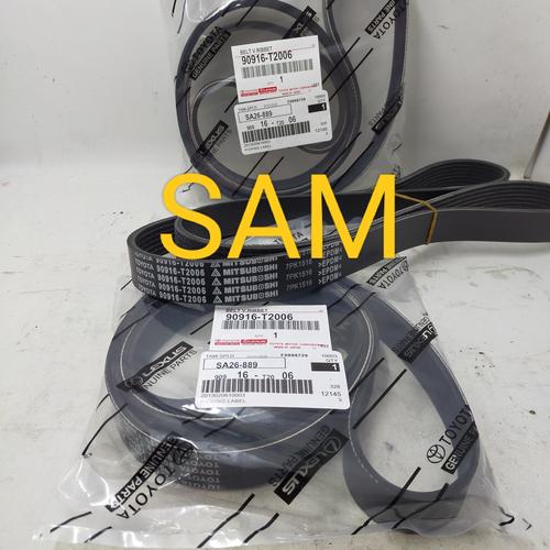 Jual FAN BELT VAN BELT INNOVA DIESEL HILUX FORTUNER 90916-T2006 7PK1516 ...
