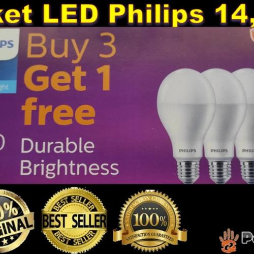 Jual Lampu Led 14,5W Paket 3 + 1 Philips Pack - Kota Tangerang - Masco ...