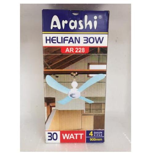 Jual Arashi Helifan 30W Kipas Angin Gantung 30 Watt Kipas Angin Plafon ...