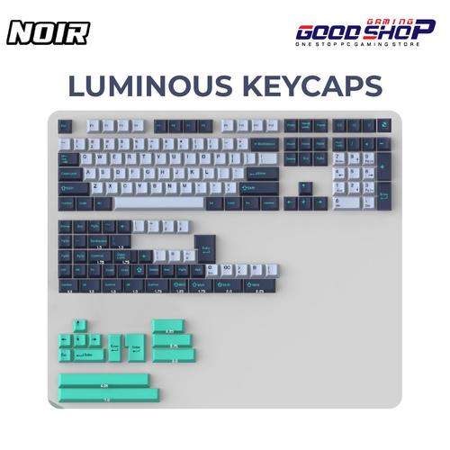Promo Noir Gaming Keycaps - PBT Doubleshot Cherry Profile Keycap Set ...