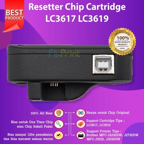 Jual Resetter Chip Cartridge LC3617 LC 3617 MFC-J3530DW J3530DW ...