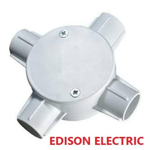 Jual T DOS / TDOS / T DUS / TDUS LISTRIK CABANG 4 PVC 20MM PUTIH - Kota ...