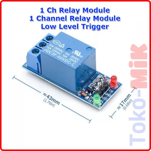 Jual PCB 1 CHANNEL RELAY MODULE MODUL 1 KANAL Modul Relay Low Level ...