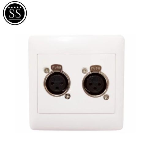 Jual Wall Plate XLR Female+Outbow/Face Plate XLR Female - Jakarta Pusat ...