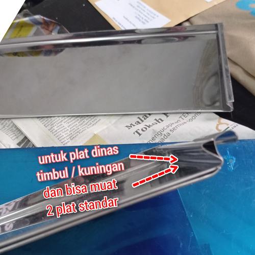 Jual Dudukan Plat Nomor Mobil Dinas STAINLESS TEBAL PREMIUM - PLATDINAS ...