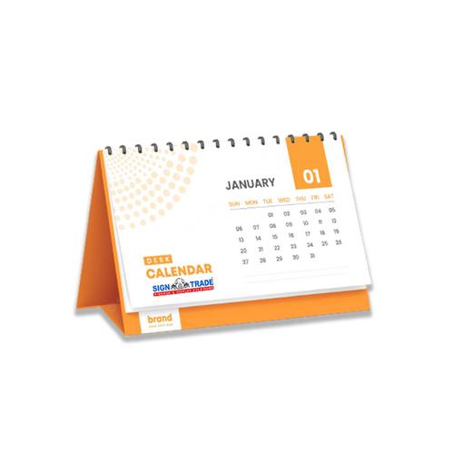 Jual Cetak Kalender Duduk Penyangga Linen 8 Lembar 2 Muka Art Carton ...