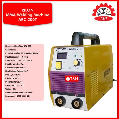Jual Trafo Las Inverter Rilon ARC 200 ARC200 Big Promo - Jakarta Barat ...