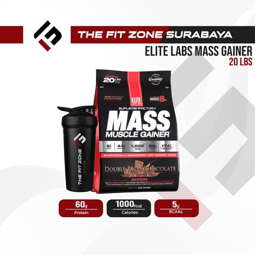 Jual Elite Labs Mass Muscle Gainer 20 Lbs Weight Gainer 20 Lbs Original ...