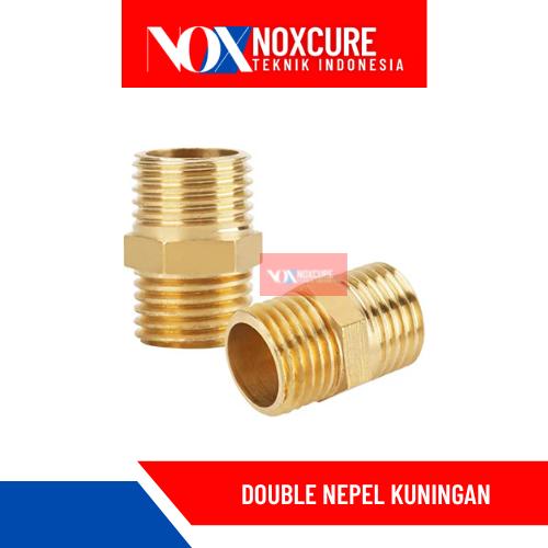 Jual Double nipple nepel kuningan brass drat luar inchi - 1/8" - Jakarta Barat - Noxcure Teknik ...