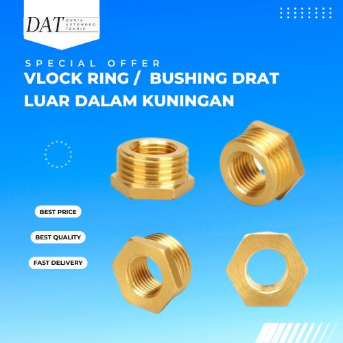 Jual Nepel Vlock Ring Drat Male Female / Bushing Drat Luar Dalam ...