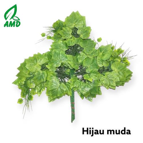 Jual Daun Anggur Tangkai Hijau,Putih,Emas Ekonomis - Hijau - Kab ...