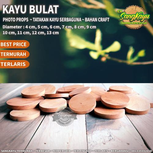 Jual TERMURAH Wooden Coasters 9 tatakan gelas kayu hiasan dinding alas ...