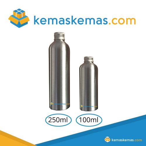 Jual Botol Alumunium 250ml Premium + Tutup Ulir Aluminium - Jakarta Barat - Kemaskemas | Tokopedia