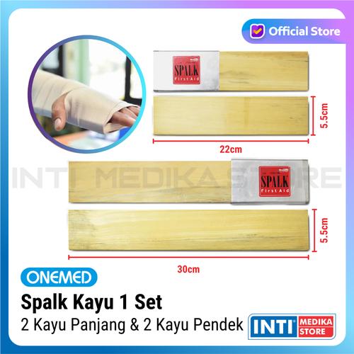 Promo ONEMED - Spalk Kayu | Bidai Kayu Patah tulang | Penyangga ...