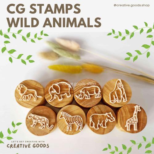 Jual CG Stamp playdough SATUAN wild animal / stamp play dough / playdoh ...