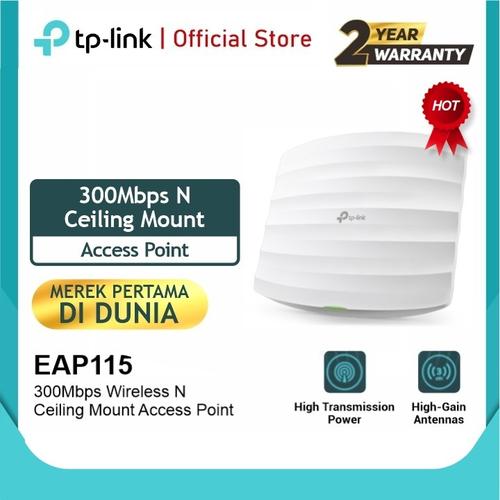Jual Tp-link EAP115 300Mbps Wireless N Ceiling Mount Access Point ...