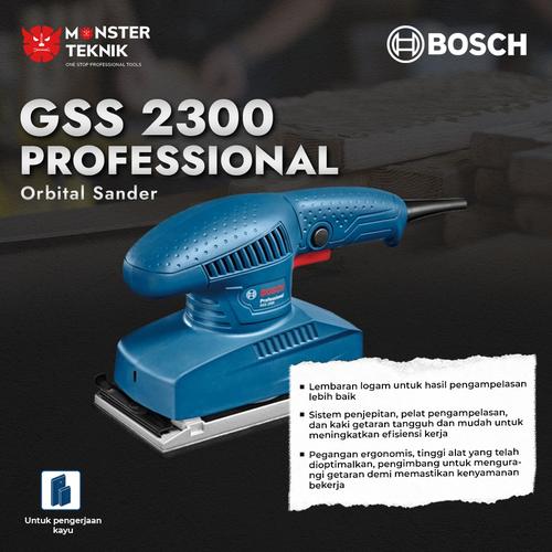 Jual Mesin Amplas Bosch GSS 2300 Orbital Sander Professional GSS2300 ...
