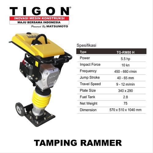 Promo Tigon Mesin Stamper Kuda TG RM80 H 5.5 HP Penggerak Honda GX 160 ...