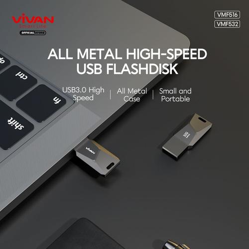 Jual VIVAN USB 3.0 Flashdisk 16GB 32GB High Speed Flash disk Metal Grey ...