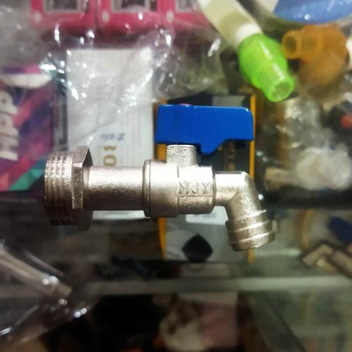 Jual Kran Air Tembok Cebol Taman 3/4 Inch Kran Air Gagang Biru - Kab ...