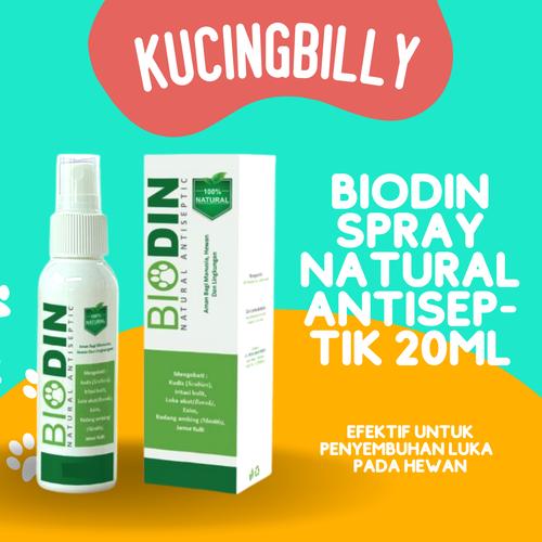 Jual Biodin spray antiseptik luka hewan 20ml - Jakarta Utara ...