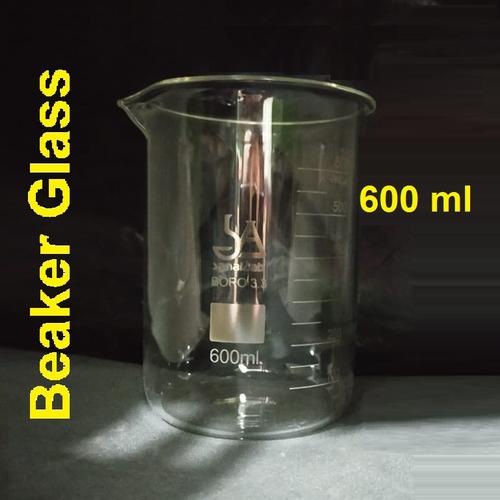 Jual BEAKER GLASS 600 ML GELAS KIMIA GELAS PIALA BEKER GLASS LOW FORM ...