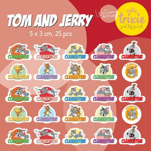 Jual Sticker Label Nama Anak TOM and JERRY - Jakarta Barat - Cutie ...