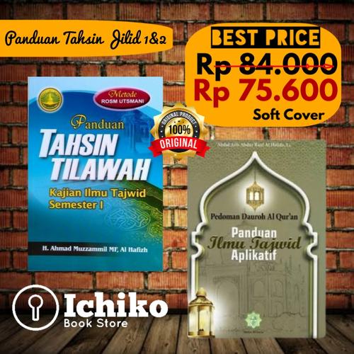 Jual Buku Panduan Tahsin Tilawah/Ilmu Tajwid Aplikatif Jilid 1 & 2/ORIGINAL - Kota Depok ...