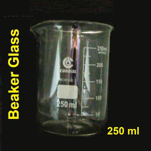 Jual BEAKER GLASS 250 ML GELAS KIMIA GELAS PIALA BEKER GLASS LOW FORM ...