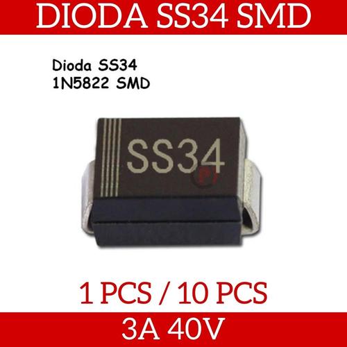 Jual Dioda SMD SS34 1N5822 3A 40V Schottky Diode IN5822 DO-214AC - 1 Pcs - Kota Medan - Pi ...