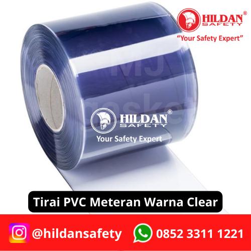 Jual TIRAI PVC STRIP CURTAIN TIRAI PVC METERAN WARNA CLEAR SUPER ROLL ...