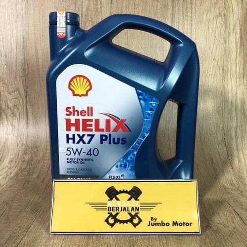Jual Oli Shell HX7 5W-40 4 L - oli mesin Mobil Original bisa Scan ...
