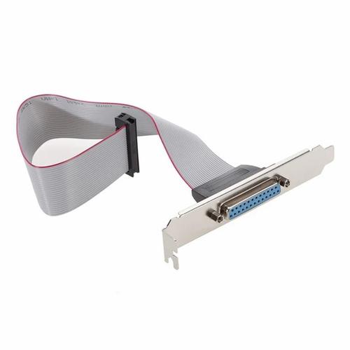 Jual Kabel Parallel LPT Printer Port Bracket Motherboard 25 Pin Female ...