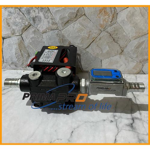 Jual pompa minyak dc 12 volt solar Pompa minyak dc 24v + Flowmeter ...