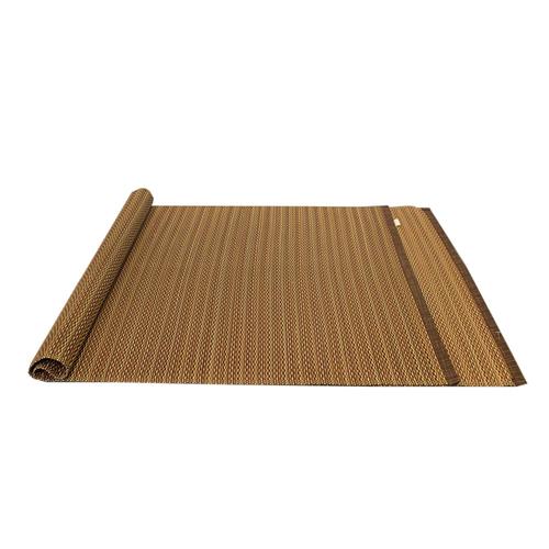 Jual Tikar Igusa / Tikar Anyam Gulung Motif Lurik Coklat - 87 cm x 170 ...