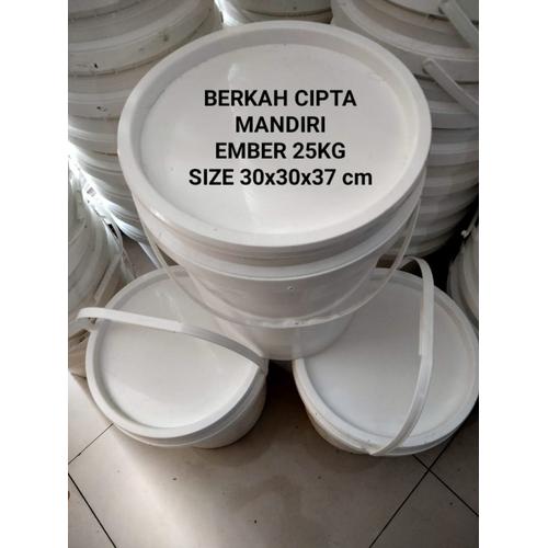 Jual Ember bekas cat 25kg Ember bekas cat 25kg Ember plastik bekas cat ...