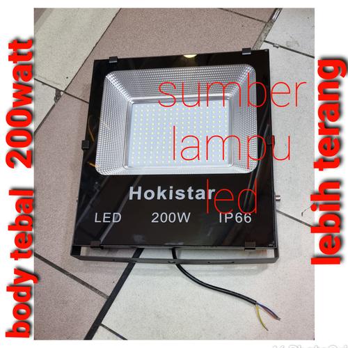 Jual lampu sorot led 200w 200watt tembak 200 watt floodlight cob 8mata 200 - smd 200w - Jakarta ...