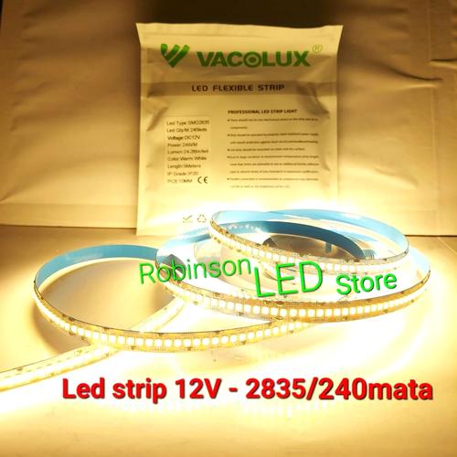 Jual Lampu Led Strip 240mata 2835 Indoor 12V SMD 2835 1200mata 5M ...