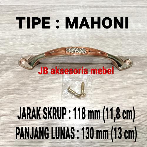 Jual HANDLE LACI COKLAT Tipe MAHONI / TARIKAN PEGANGAN LEMARI Motif ...