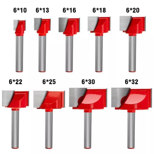 Jual Mata Router Bit Cleaning Bottom CNC milling cutter 6mm shank ...
