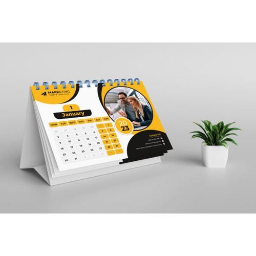 Jual Kalender Meja Tatakan Linen 13 Lembar 1 Muka Bahan Art Carton 230 ...